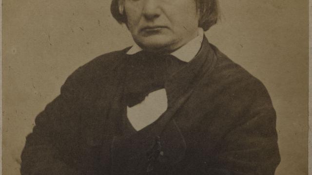 Victor Hugo écoutant Dieu (dans ouvrage "Profils et grimaces" d'Auguste ...